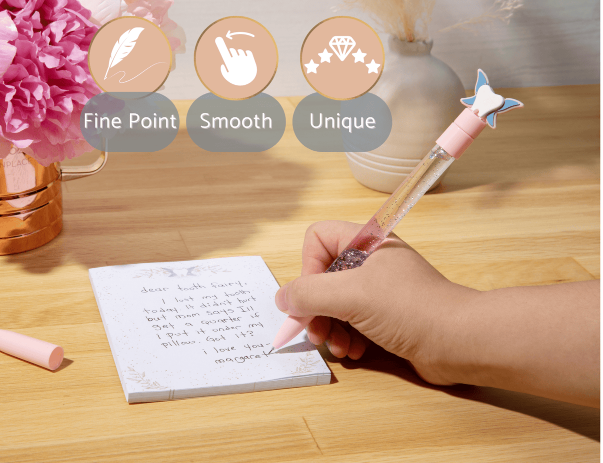 Tooth Fairy Wand Pen & Notepad Set – 20MomentsofTooth
